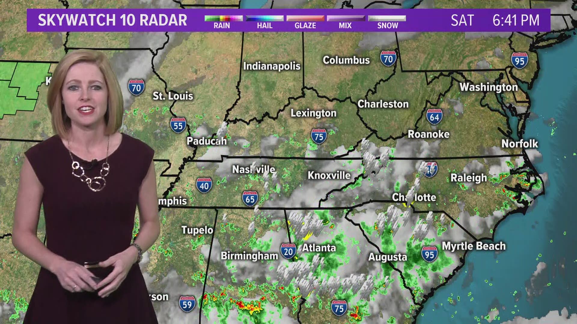 Warm and humid with scattered rain chances Sunday | wbir.com