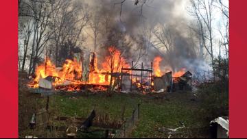 No one hurt after fire fully engulfs Knoxville home | wbir.com
