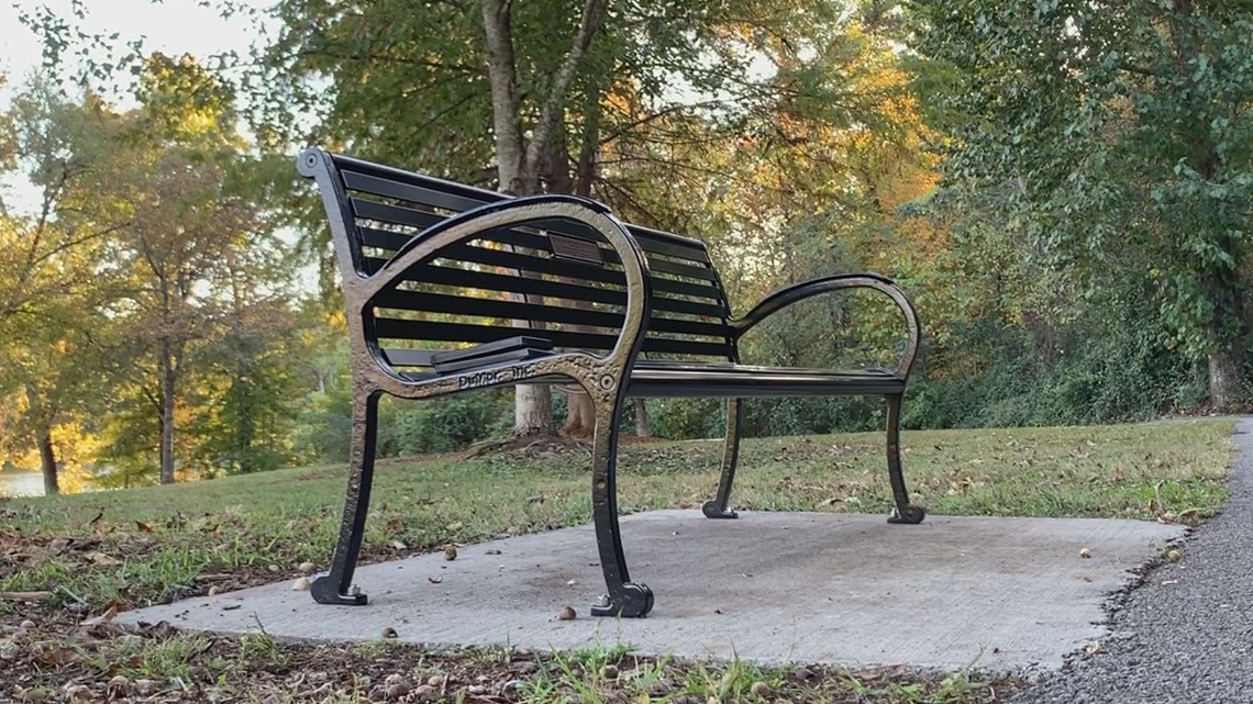 You Matter: Benches with National Suicide Lifeline number engraved in ...