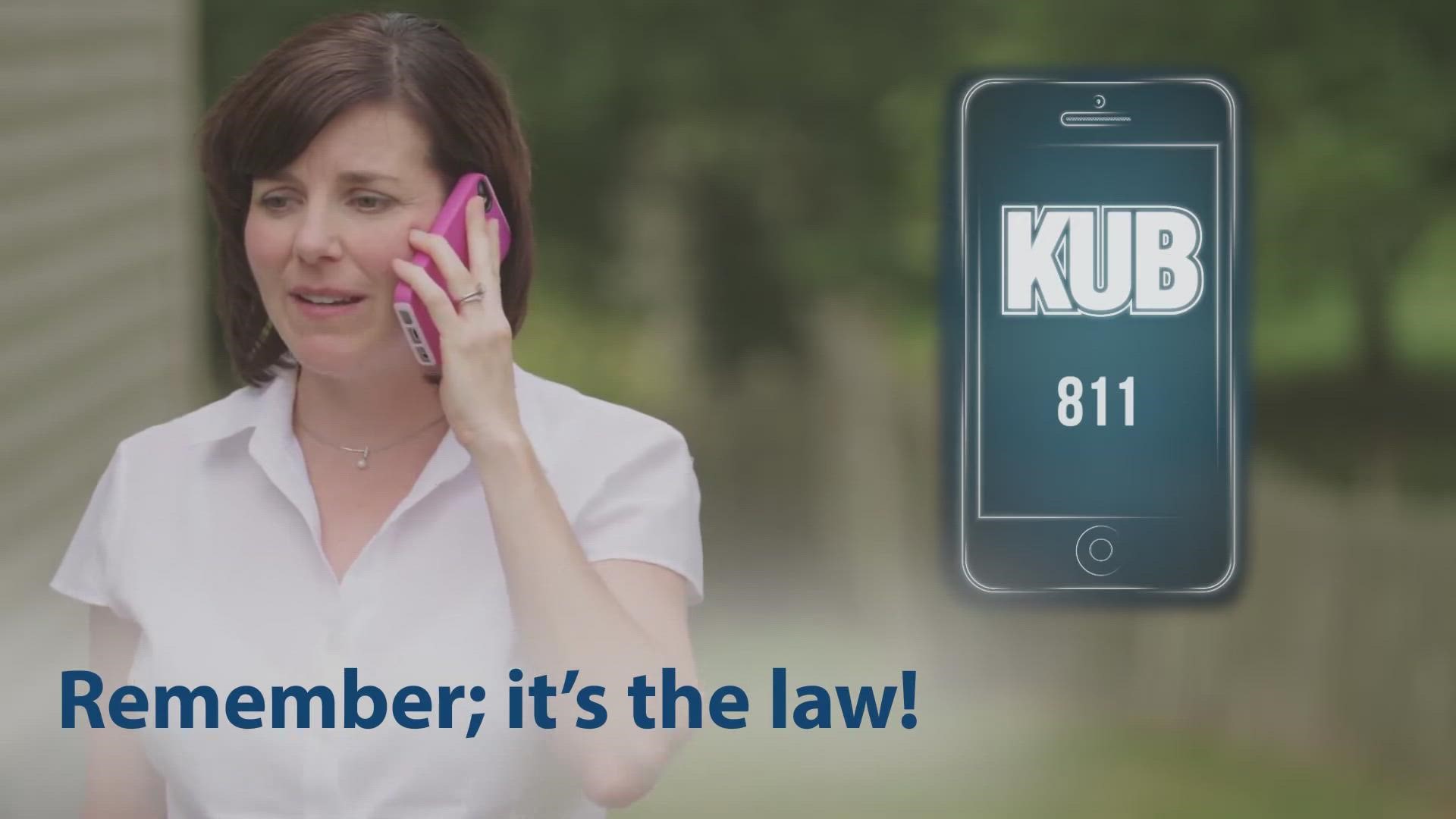 KUB spreads awareness on National Safe Digging Day: Call 811 before you ...