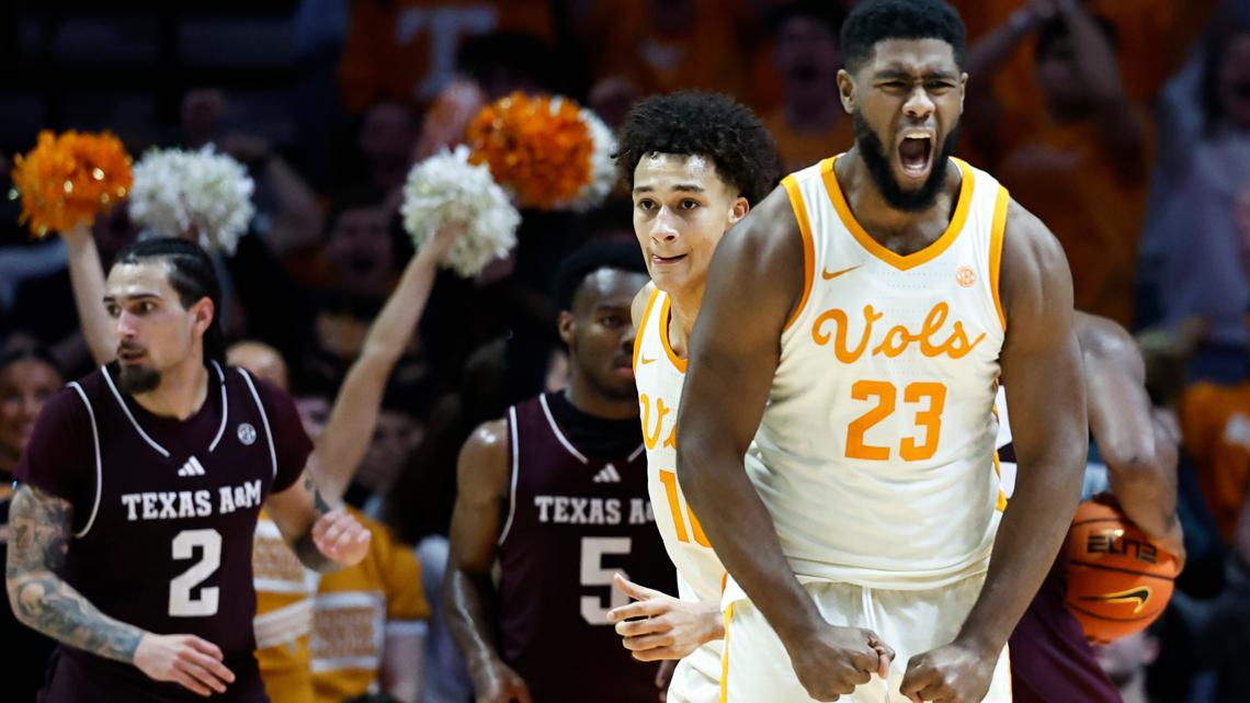 No. 24 Tennessee survives, outlasts Texas A&M in two-OT thriller | wbir.com