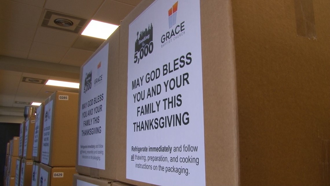 Knoxville church feeds around 5,000 people, giving away boxes packed ...
