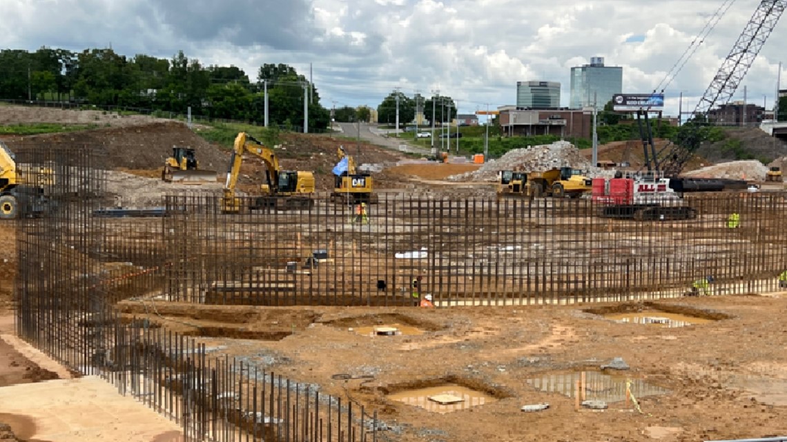 Downtown stadium project taking shape | wbir.com