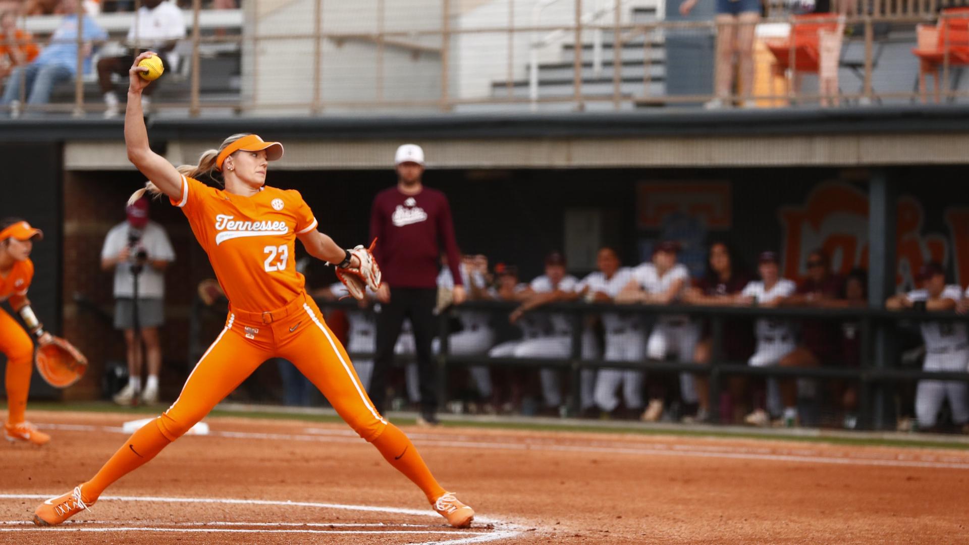 Tennessee Softball closes weekend series with 8-0 run-rule win over the ...