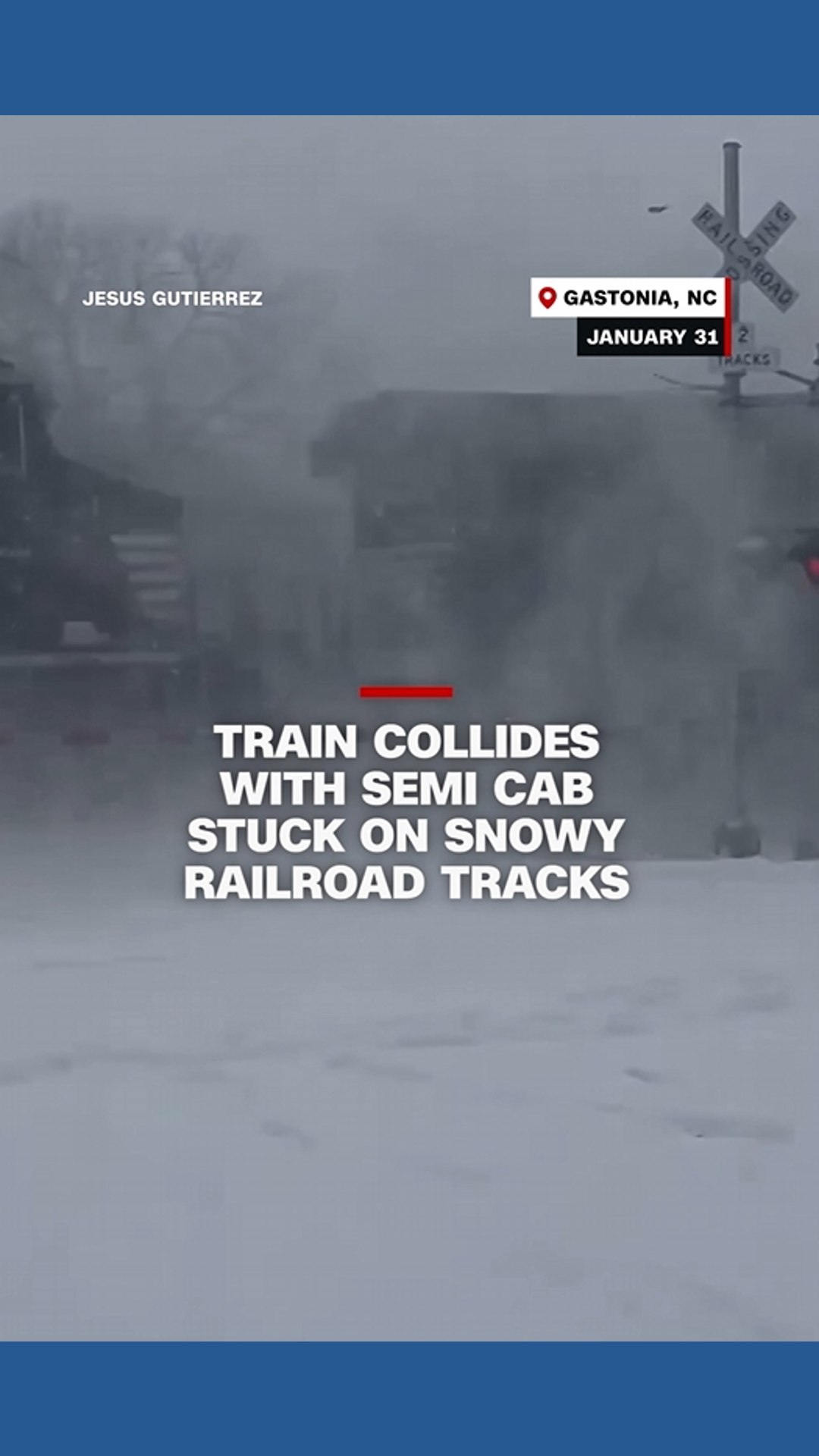A train collided with a semi that was stuck in North Carolina | wbir.com