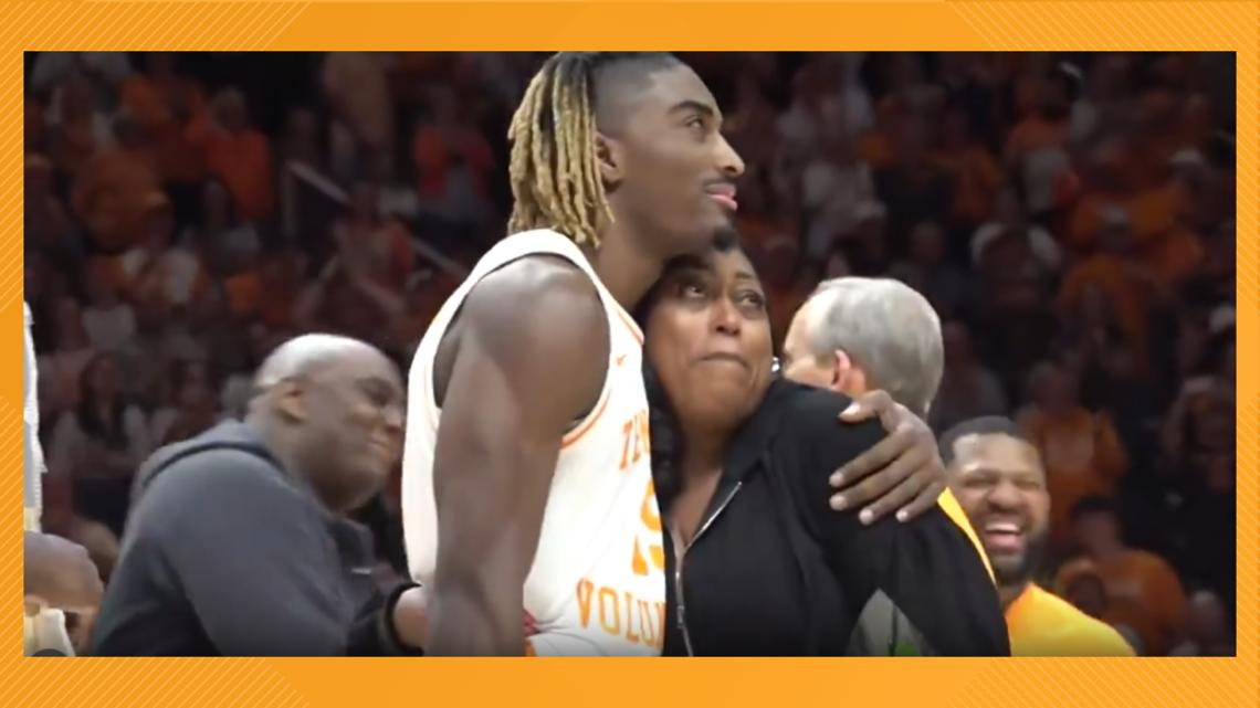 Jahmai Mashack's mother celebrates son's journey at Tennessee | wbir.com