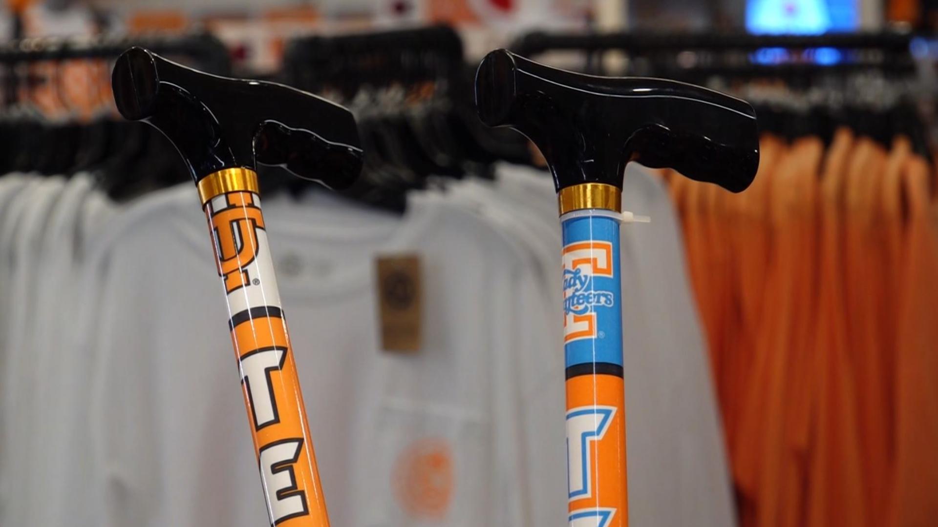 Knoxville man creates UT-themed walking canes | wbir.com