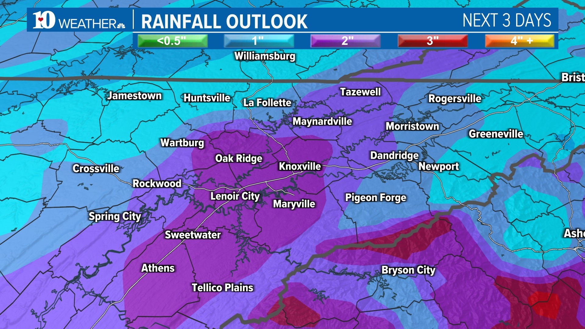 Heavy rain is possible this weekend in East Tennessee | wbir.com