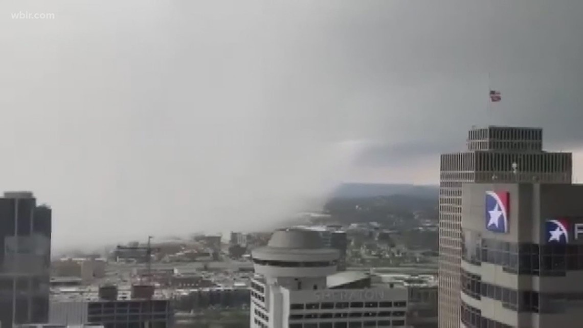 Strong storms sweep through TN with hail and lightning Thursday night ...