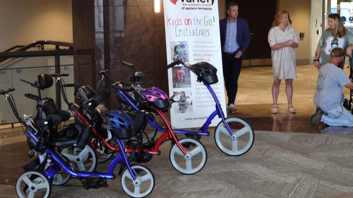 East Tennessee nonprofit showcases 3 trikes meant to help improve kids ...