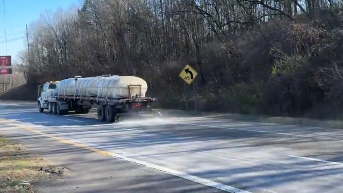 TDOT crews roll through East Tennessee Thursday to pre-treat roads for ...