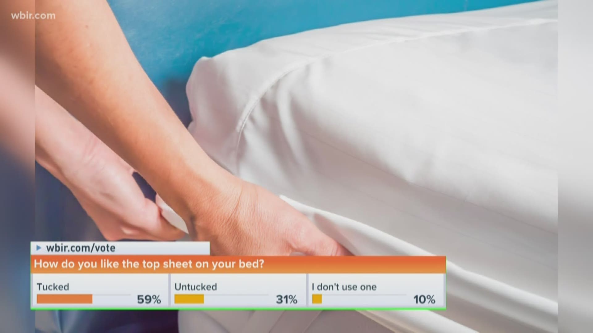 Great Debate: To tuck or not to tuck in the top sheet? | wbir.com