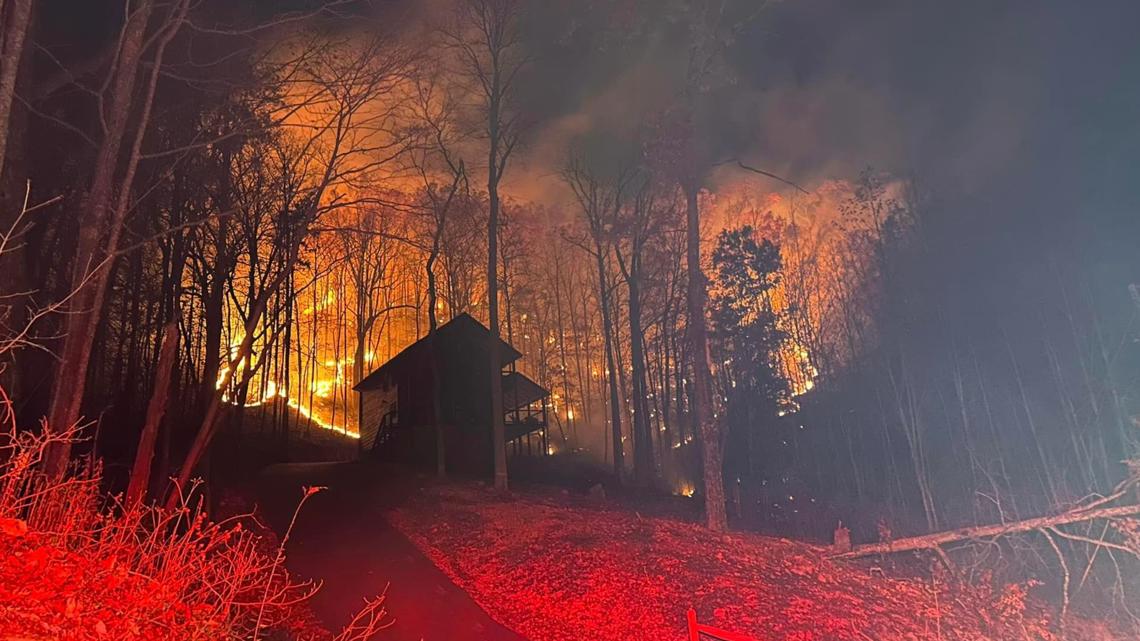Sevier Co. brush fires prompt evacuations || Latest Updates | wbir.com