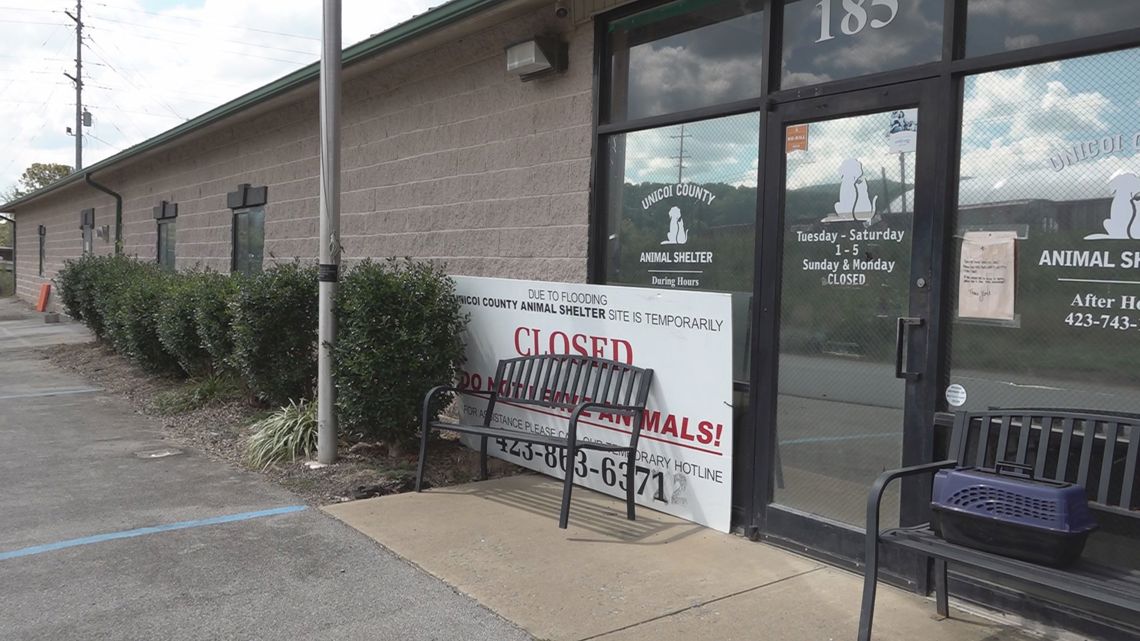 Unicoi County Animal Shelter still closed 1 year after Helene | wbir.com