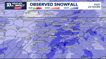 How much snow will Tennessee see? Latest forecast for Knoxville area ...