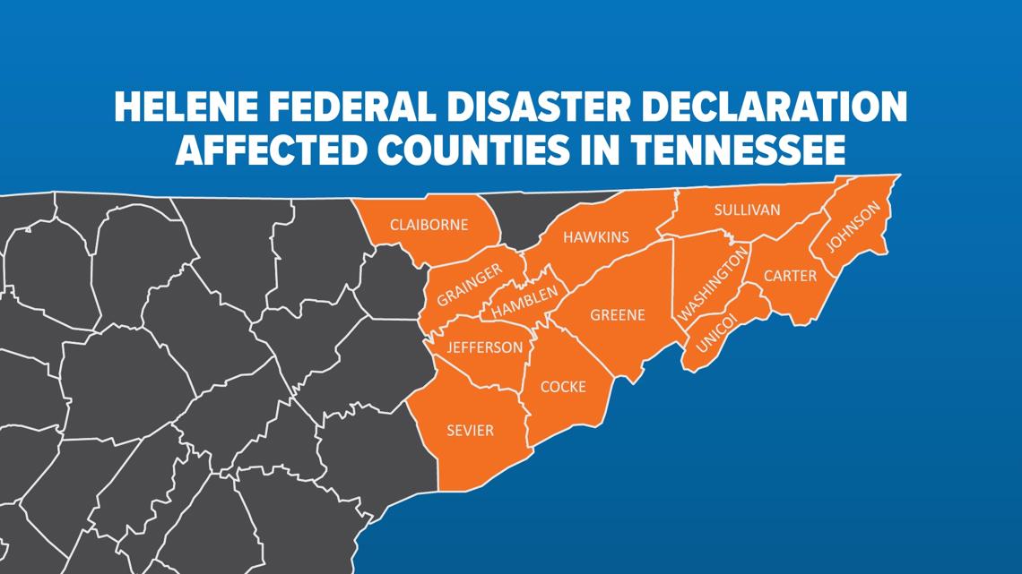 Total of 13 upper East TN counties can now get federal funding to help ...