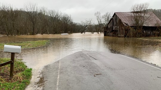 Flooding begins to recede following water-covered roads, rescues, and ...