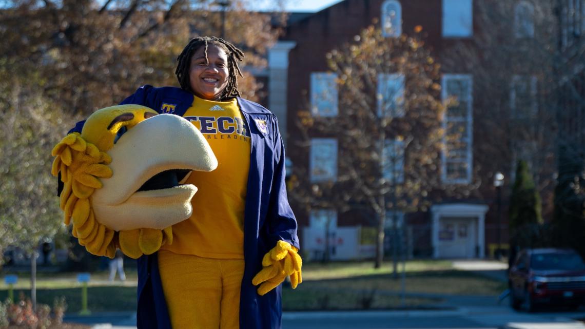 Meet the student behind 'Awesome Eagle,' Tennessee Tech's mascot, as ...