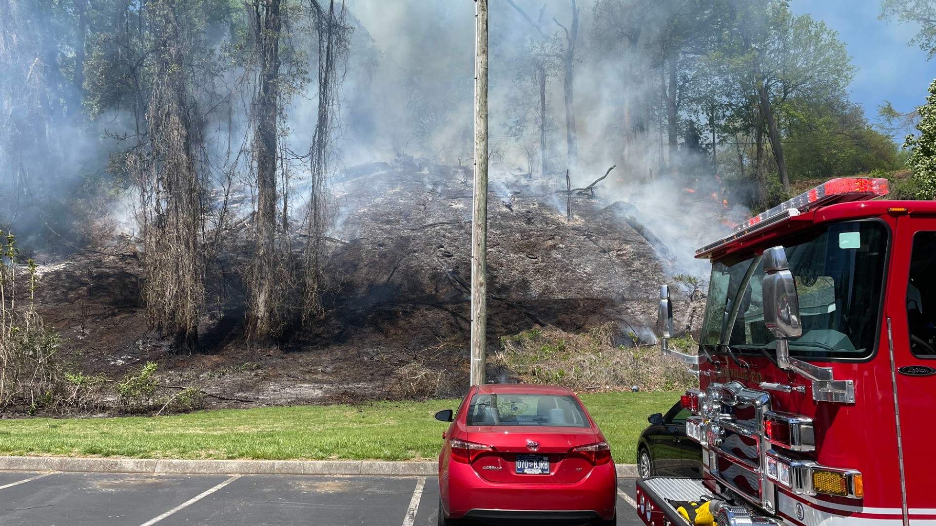 Brush fire near South Knoxville apartment complex 'under control ...