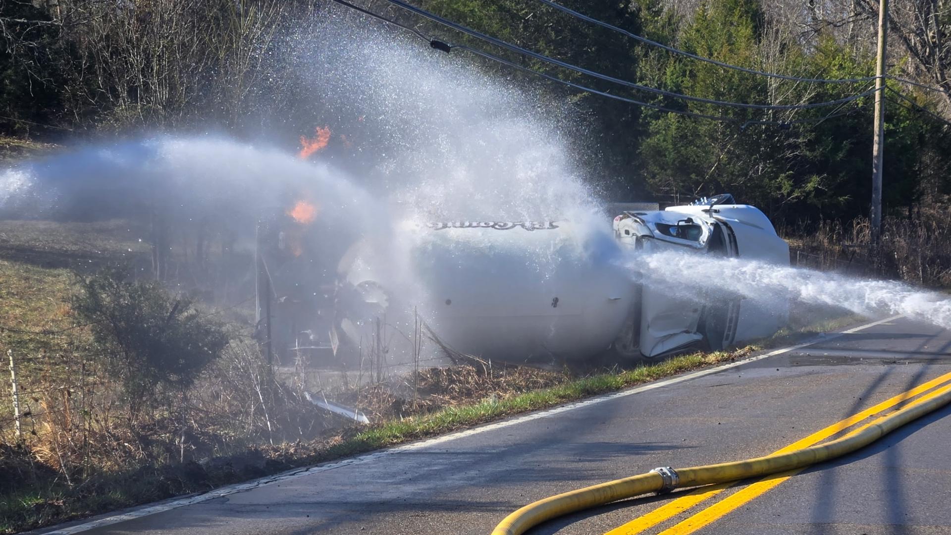 Propane truck crash prompts East Emory Road evacuation | wbir.com