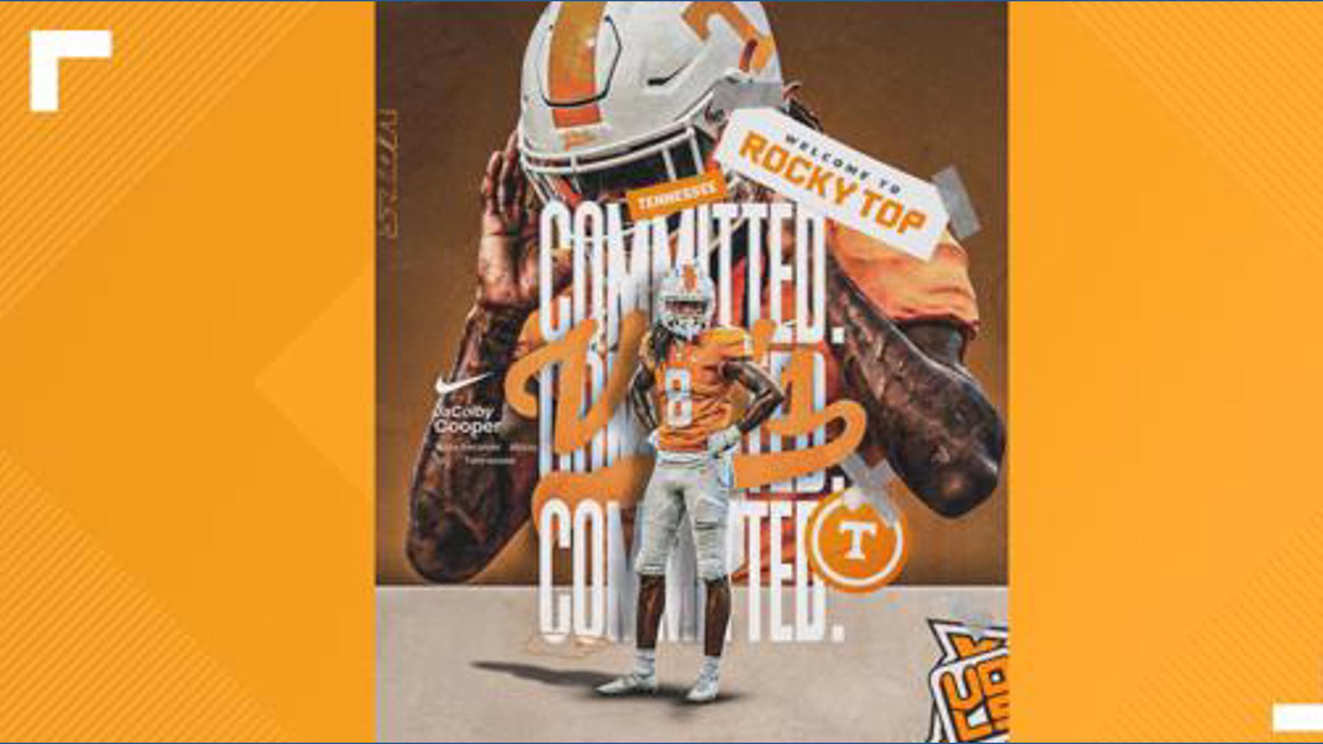 Alcoa wide receiver JaColby Cooper commits to Tennessee football | wbir.com