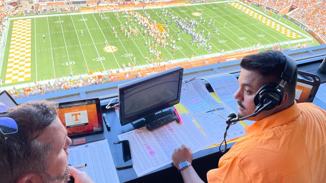 The man behind the mic at first ever UT Spanish broadcast | wbir.com