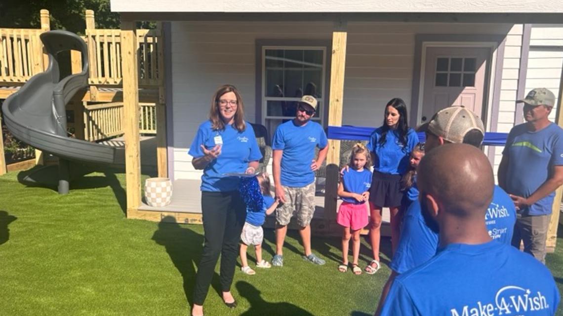 Make-A-Wish grants 8-year-old's wish for a horse-themed treehouse ...