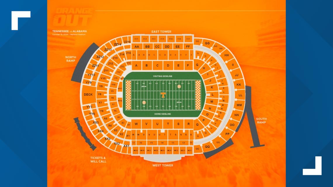 Tennessee Athletics announces 'Orange Out' for UT-Alabama game on ...