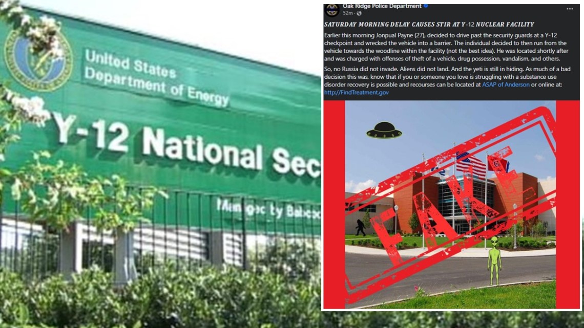 Man arrested after crashing into barrier at Y-12 nuclear facility ...