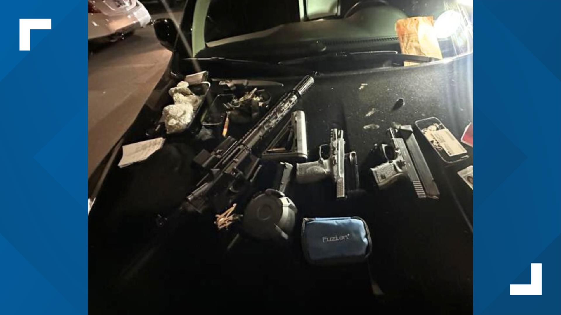 KPD: 2 men charged after police finds loaded firearms in car | wbir.com