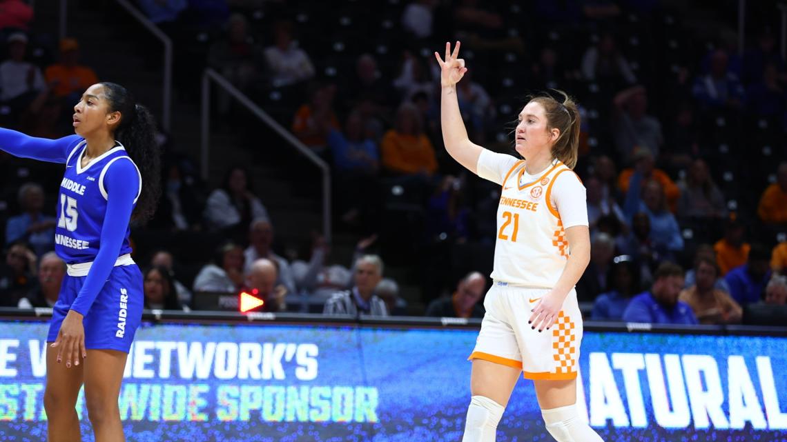 Lady Vol basketball tops MTSU, 89-75 | wbir.com
