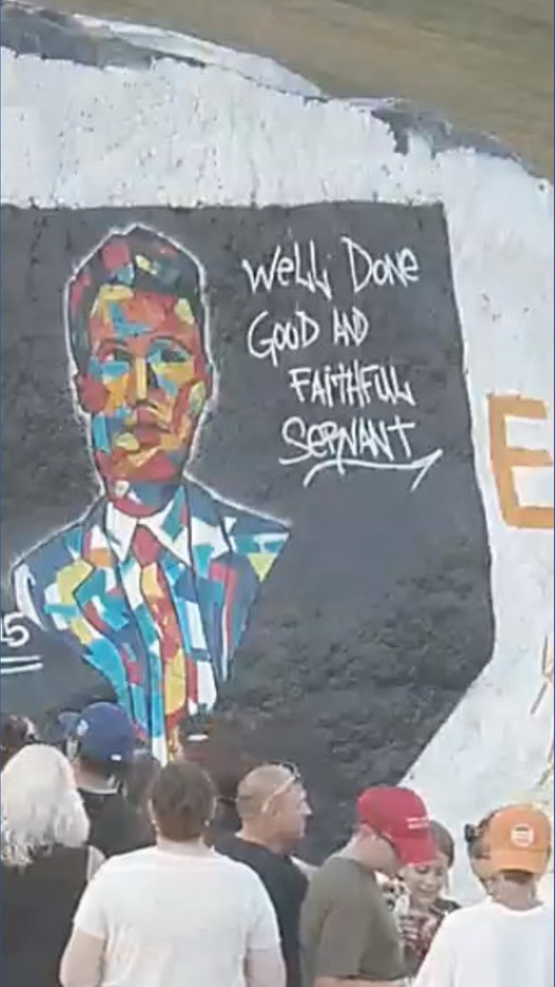 Charlie Kirk mural on 'The Rock' on UT's campus defaced | wbir.com