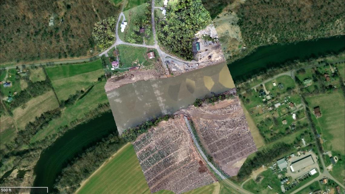 Aerial photos from ETSU compares devastation from Hurricane Helene to ...