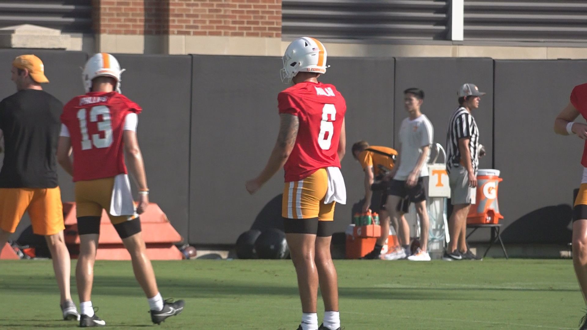 Joey Aguilar joins practice as UT prepares for upcoming season | wbir.com