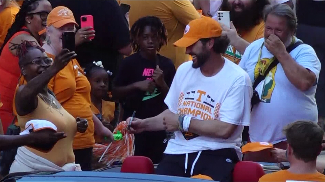 Tennessee baseball coach Tony Vitello speaks after winning CWS | wbir.com