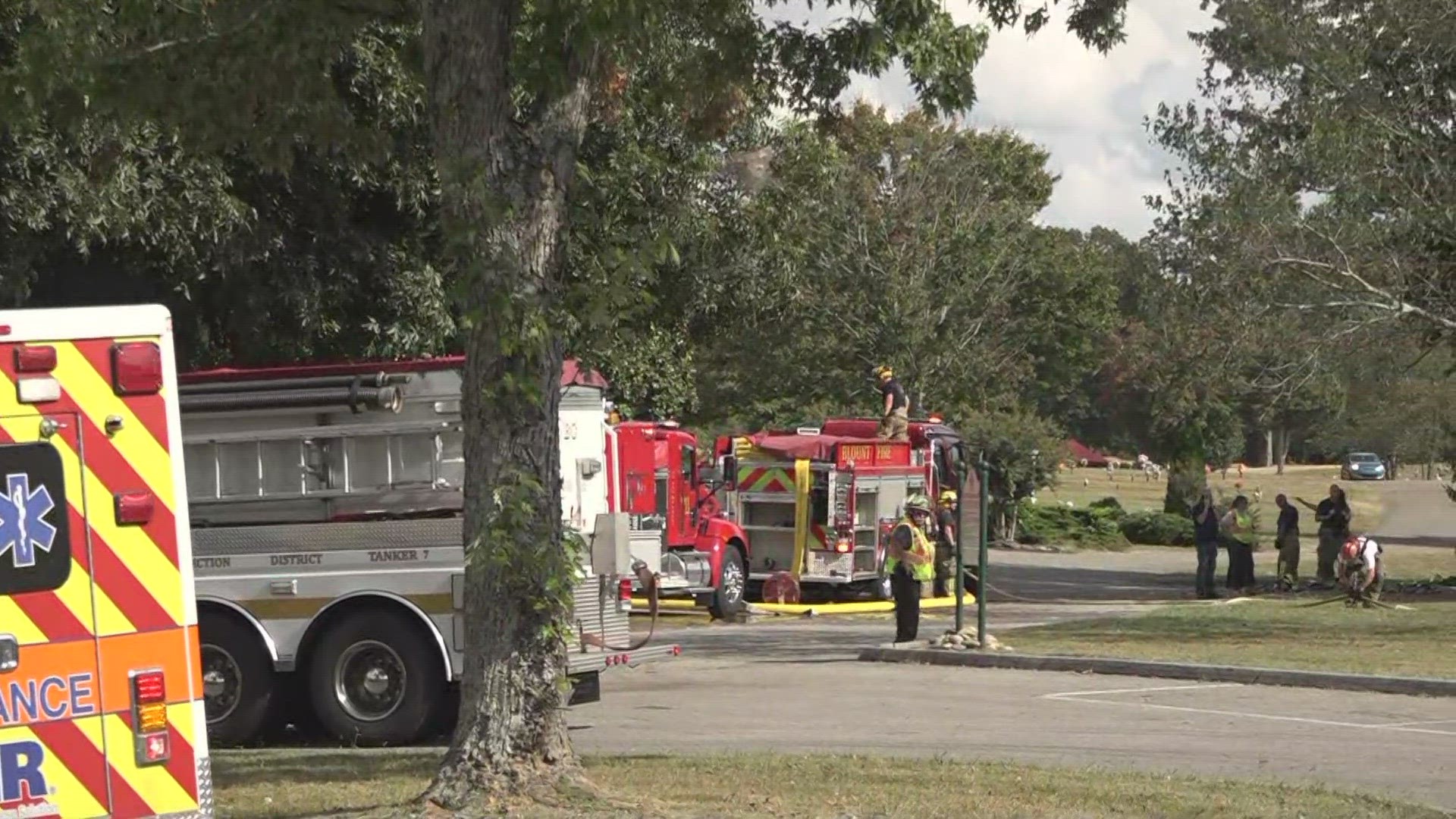 Firefighters battling fire at crematorium | wbir.com