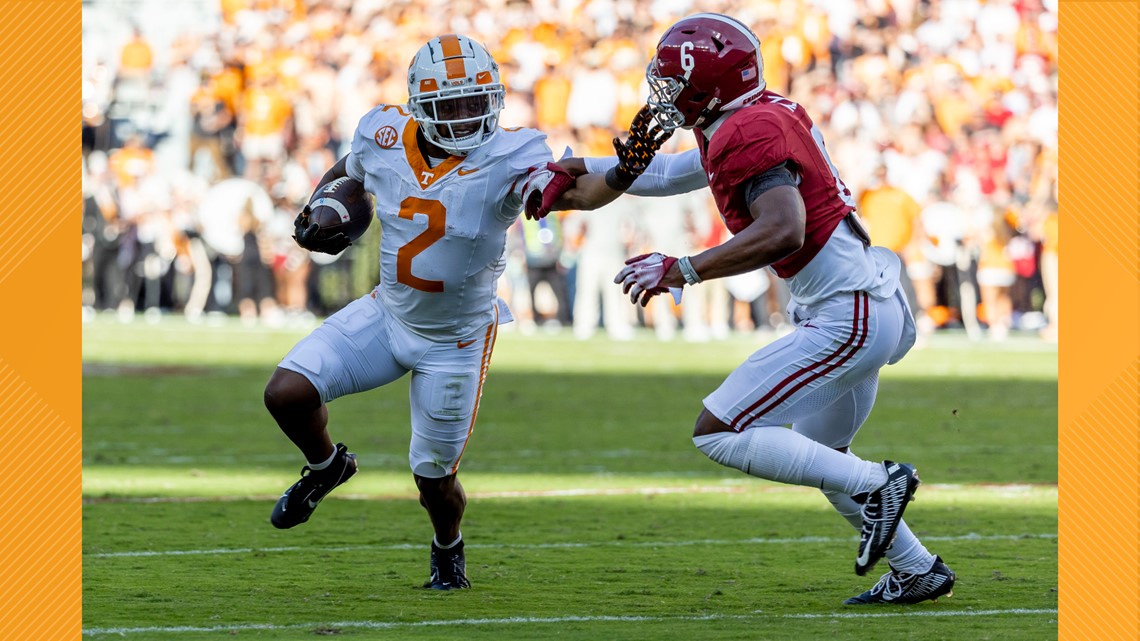 Tennessee running back Jabari Small declares for NFL Draft, will not ...