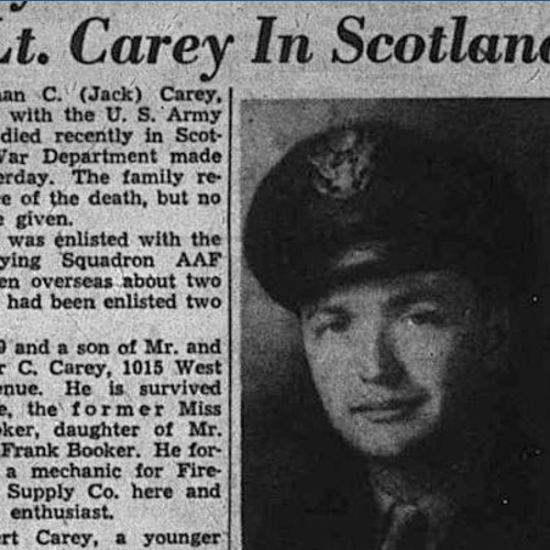 Service & Sacrifice: Knoxville Pilot, Herman C. 'Jack' Carey, Honored ...