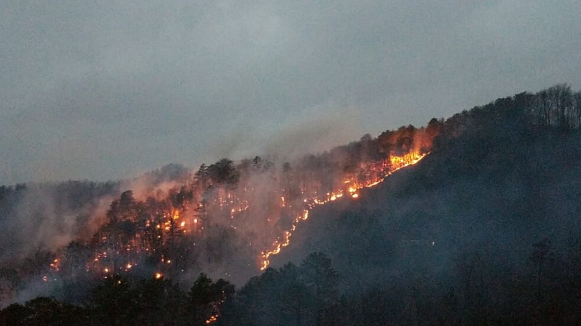 Pigeon Forge brush fire fully put out | wbir.com