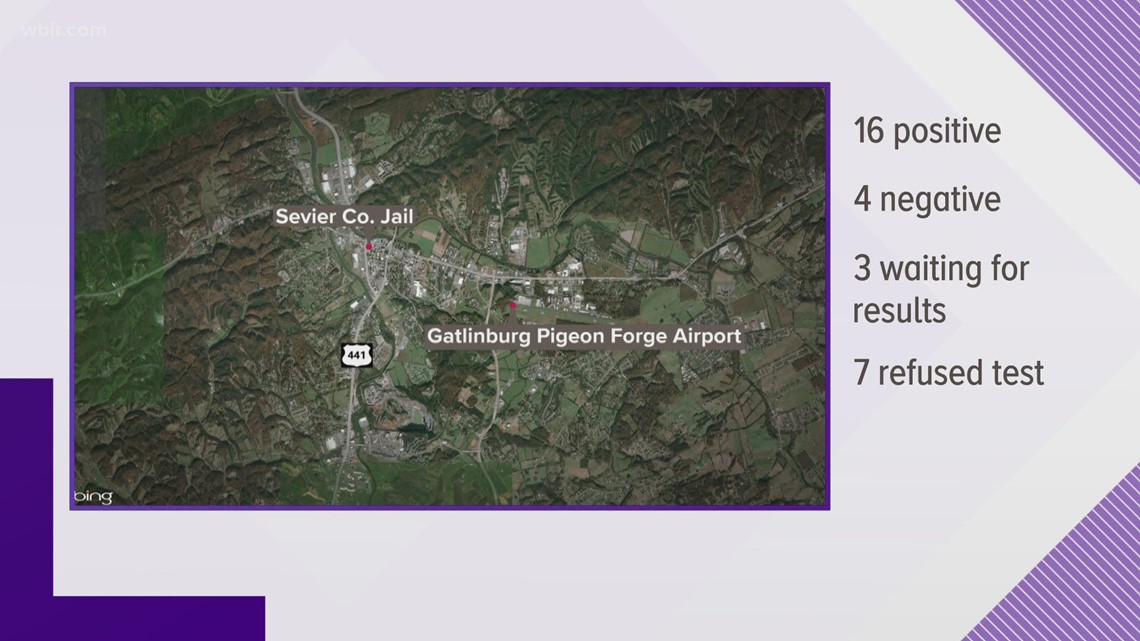 At least 16 Sevier County inmates test positive for COVID-19 | wbir.com