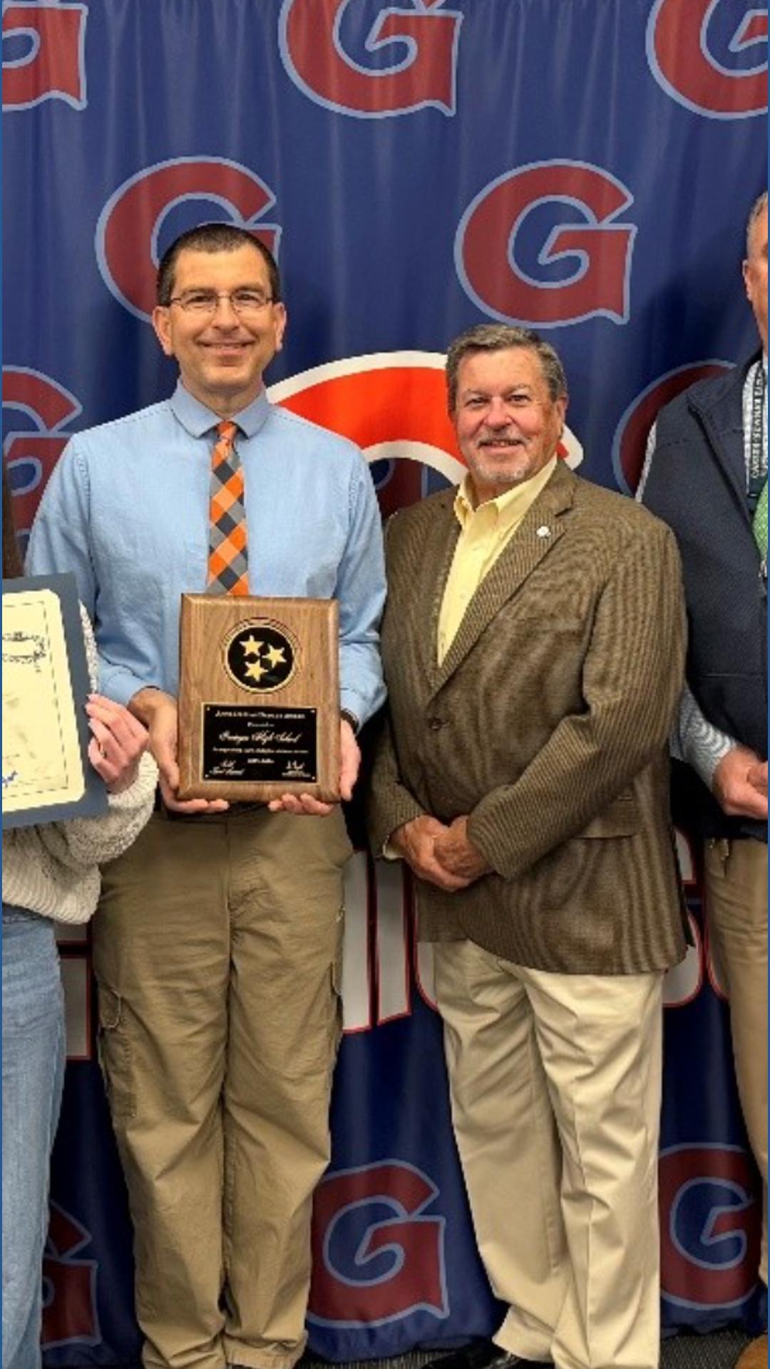 Grainger High School earns Anne Dallas Dudley Gold Level Award for 3rd ...