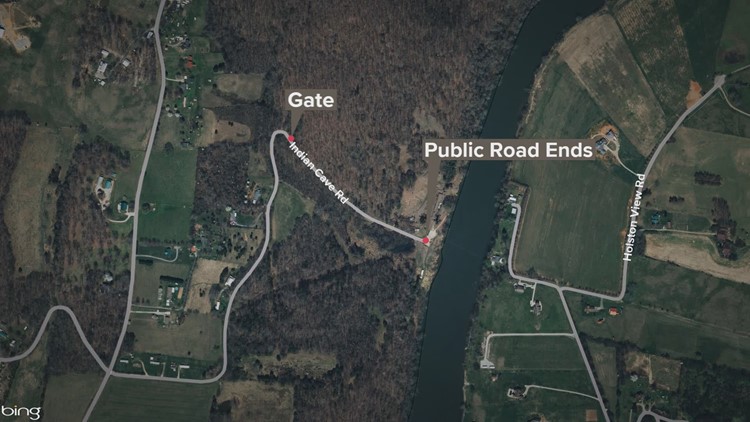 Gate to be removed from Indian Cave Road in Grainger Co. | wbir.com