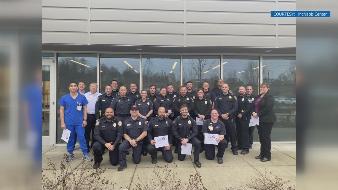 Police officers and first responders graduate from training for crisis ...