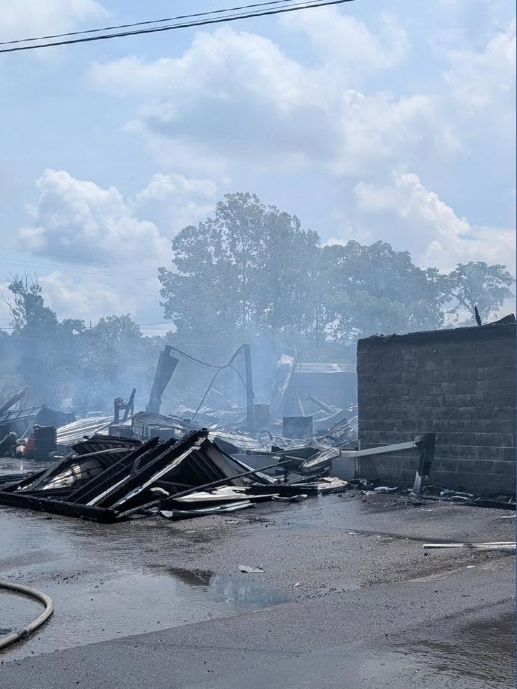 Fire destroys Cocke County Highway Department building | wbir.com