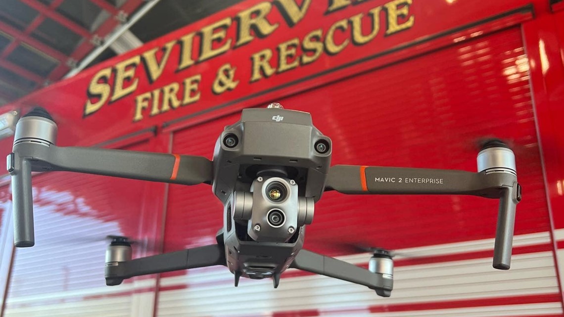 Sevierville Fire Dept. using drones during different kinds of responses ...