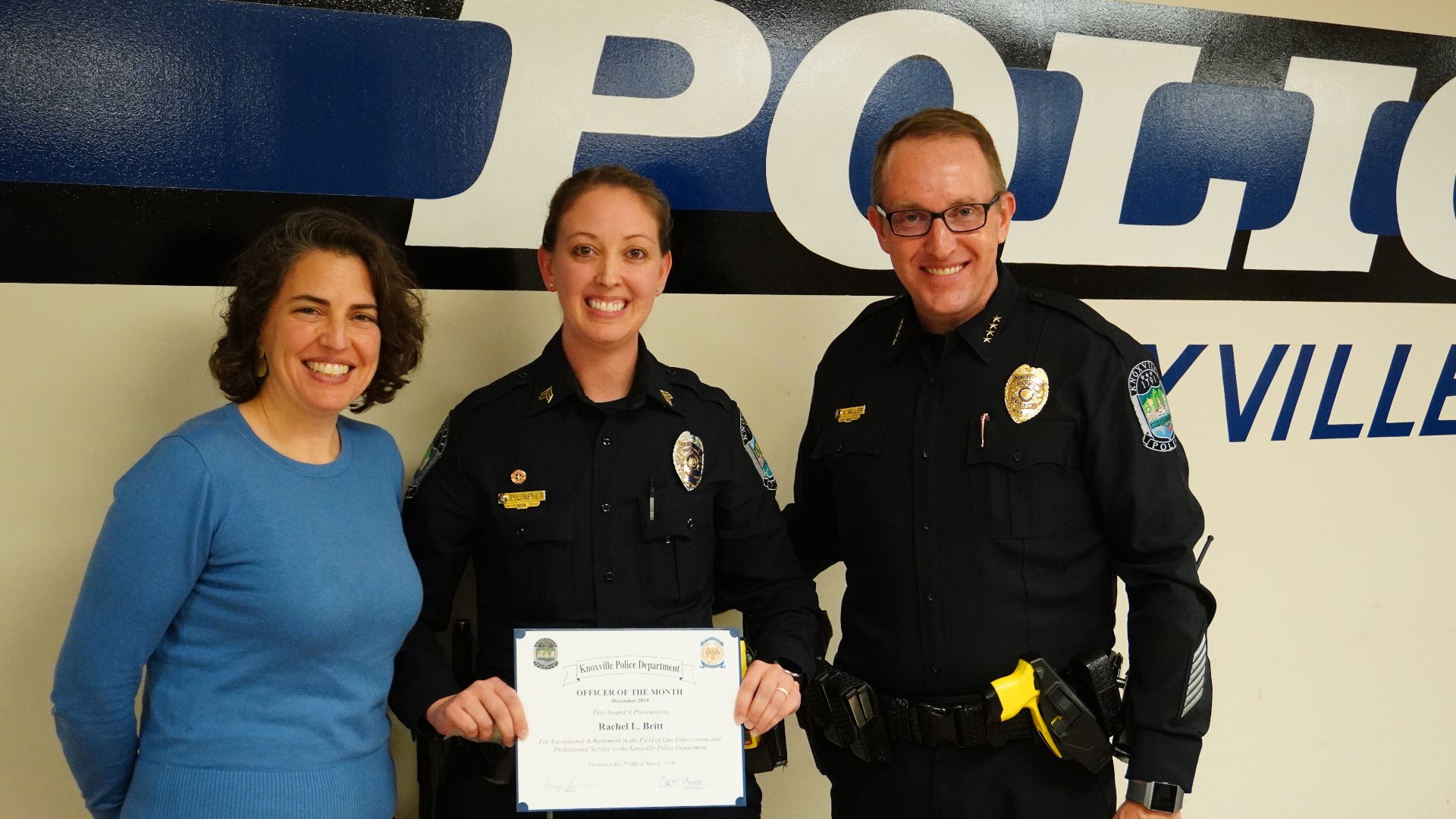 Knoxville Police Awards 5 With Officer Of The Month For December