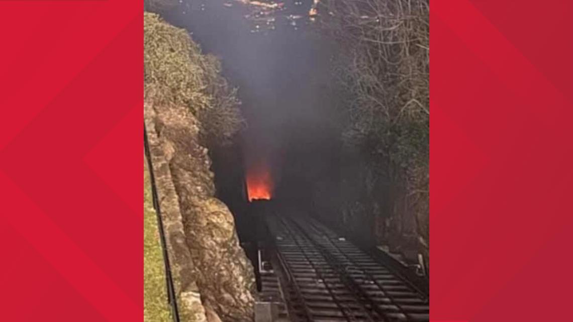Lookout Mountain fire damages Incline Railway | wbir.com