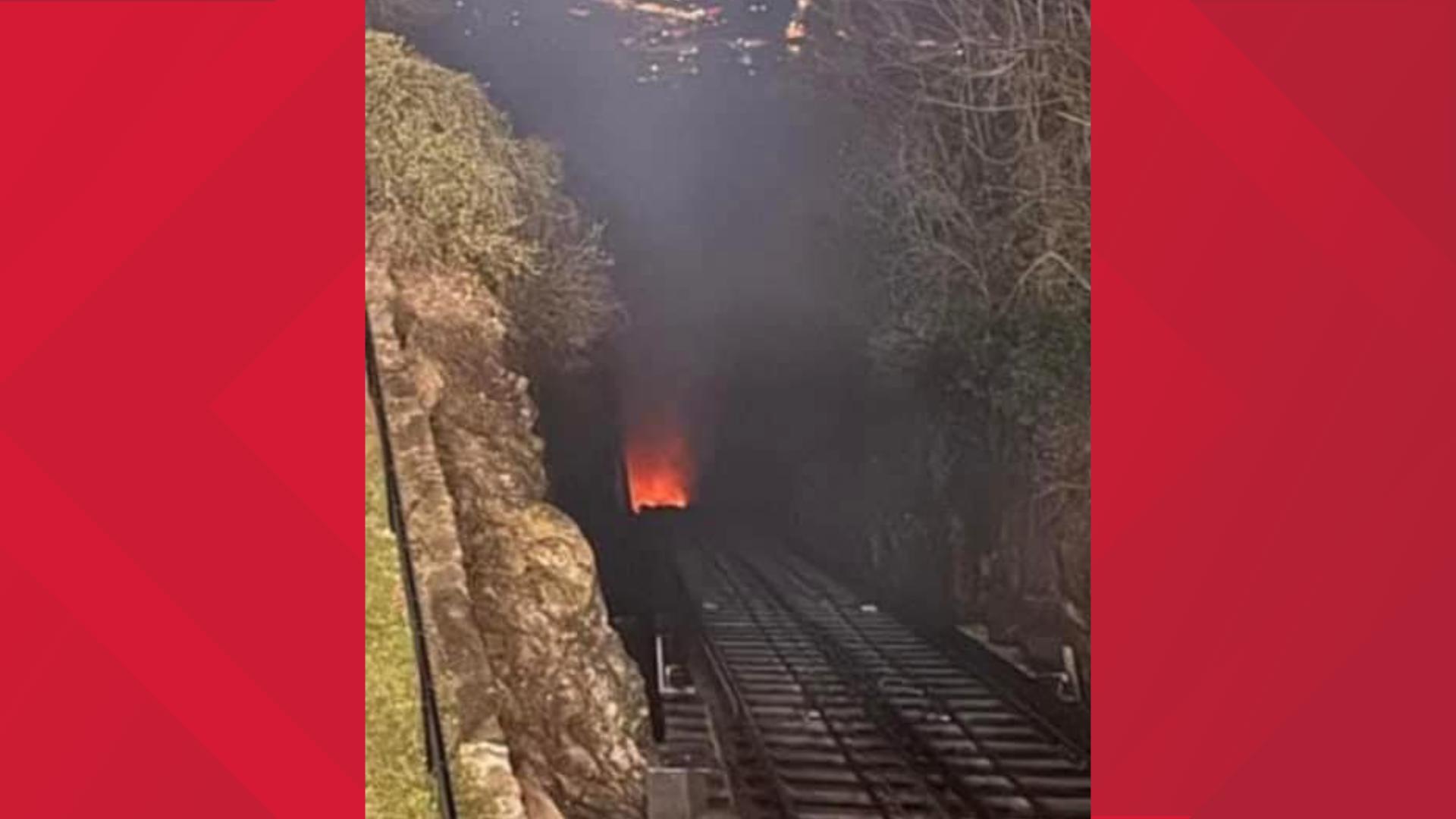 Lookout Mountain fire damages Incline Railway | wbir.com