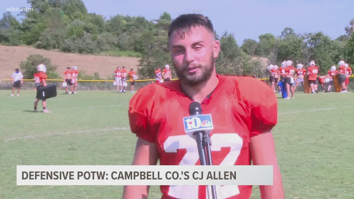 Defensive player of the week: CJ Allen | wbir.com