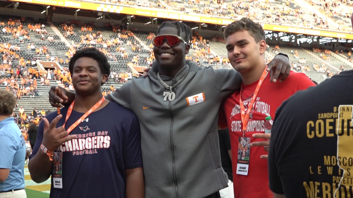 5-star commit David Sanders Jr. in attendance for TN football | wbir.com